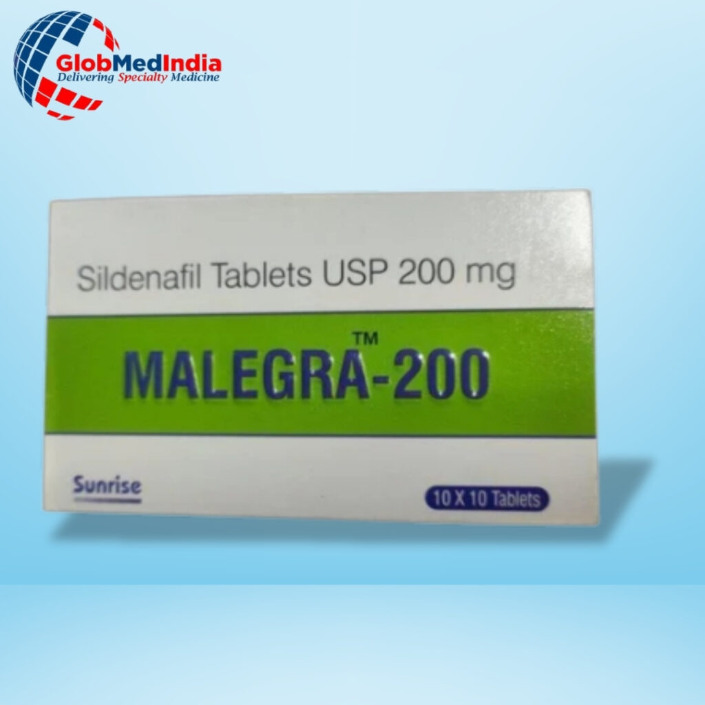 Malegra 200 Mg Tablets - Treatment of Erectile Dysfunction